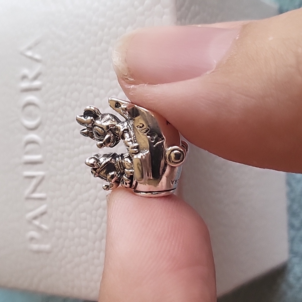 Disney Authentic Pandora Mickey And Minnie Mouse Lyin… - Gem